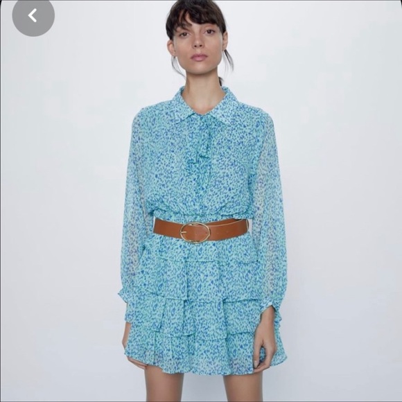 Zara | Dresses | Zara Ruffled Dress | Poshmark